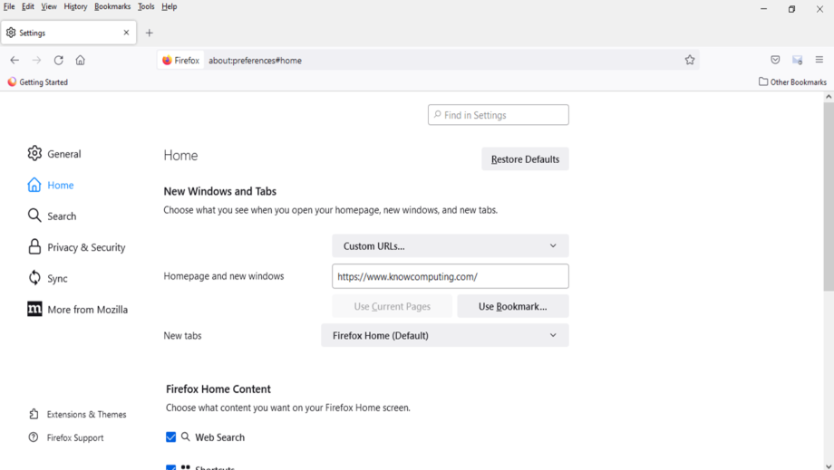 How to use Mozilla Firefox browser, beginner guide - Know Computing