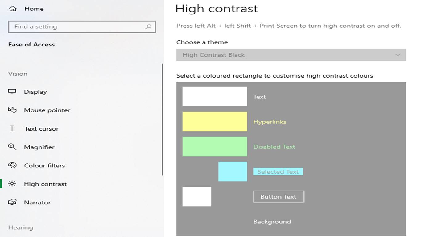 Windows ease of access tools settings and their functions - Know Computing