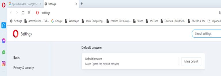 Opera browser step by step beginners guide - Know Computing